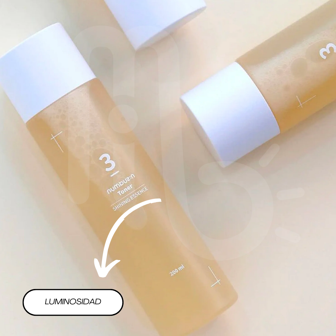 No.3 super glowing essence toner 200ml - Numbuzin - Mimo Selfcare Store