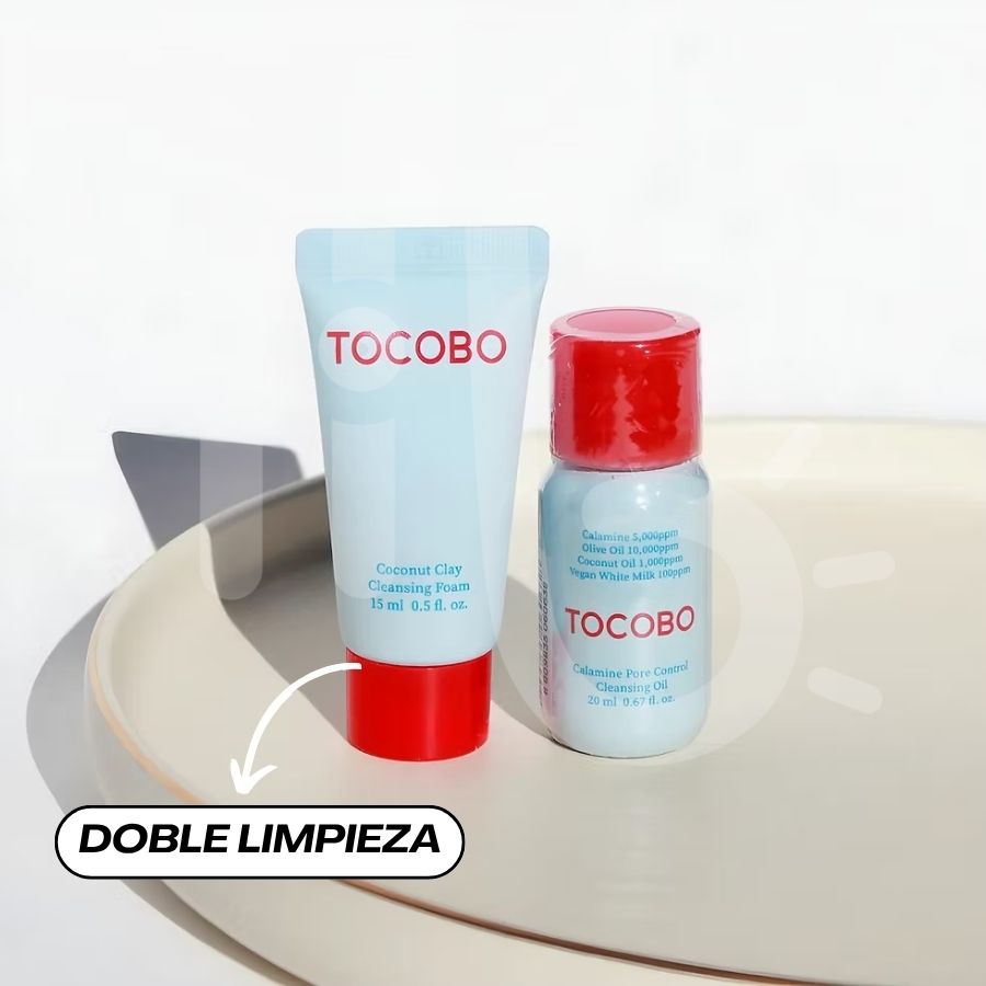 Double Cleanser Mini Duo 15ml + 20ml - Tocobo - Mimo Selfcare Store